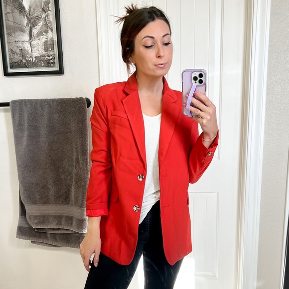 Rachel Zoe | Jackets & Coats | Rachel Zoe Nwt Rust Blazer | Poshmark